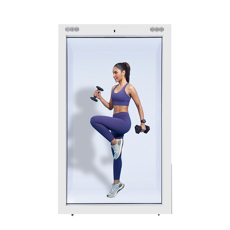 86 inch AI Virtual Digital Human 3D Interactive Hologram transparent ...